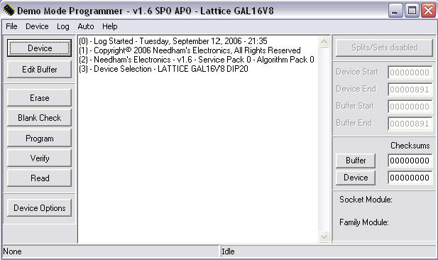 Chip Programming Instructions